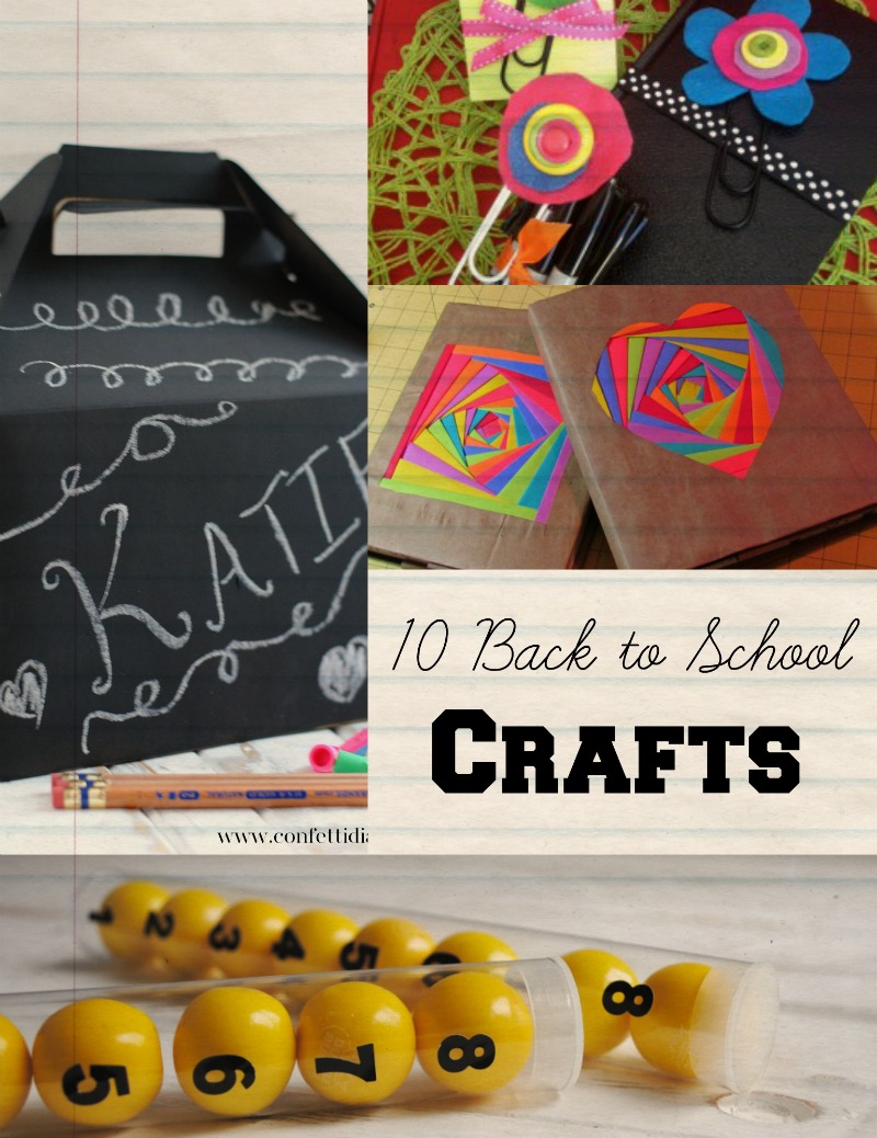 10 Awesome Back to School Crafts - Motherhood Defined