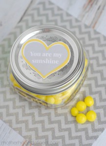 DIY Lemonhead Jar for Valentine's Day - Motherhood Defined