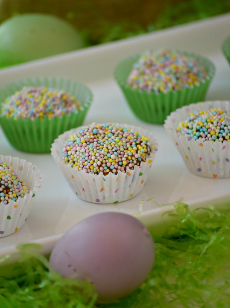 3 Ingredient Easter Chocolate Truffles - Motherhood Defined